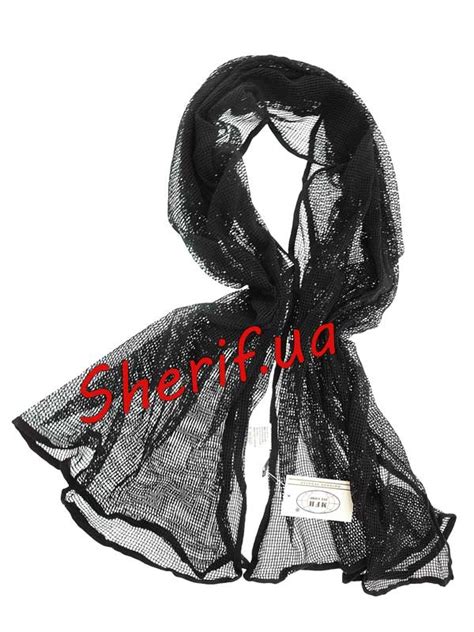 Интернет магазин Шериф 16303a Шарф сітка Max Fuchs 190x90см Black купити ціна в Дніпропетровську11