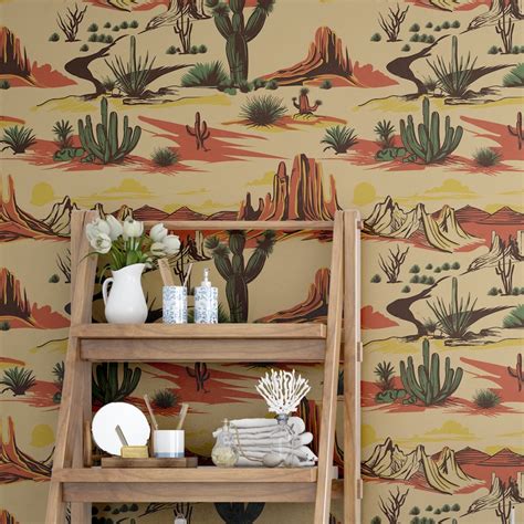 Southwestern Wallpaper Etsy