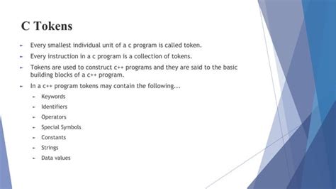 Keywords Identifiers Datatypes In C Ppt