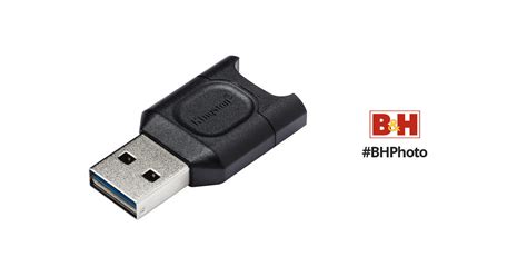 Kingston Mobilelite Plus microSD Card Reader MLPM B&H Photo Video