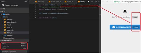 Stackblitz Can T Find Package What Exactly Stackblitz Trying To Do When Pkg Name Is Capitalized
