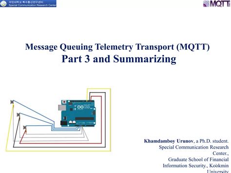 message queuing telemetry transport mqtt and part 3 and summarizing ppt