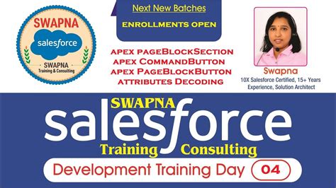 04salesforce Development Apex Pageblocksection Commandbutton