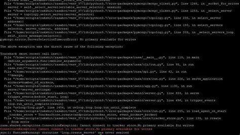 Unable To Connect To Mongo Cluster For Tracker Rasa Open Source