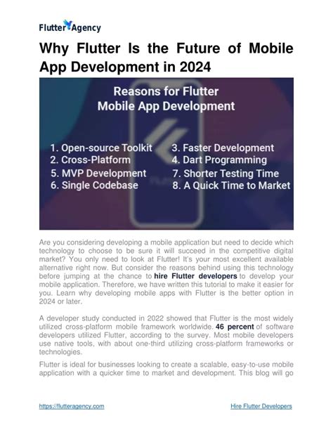 PPT Why Is The Flutter Mobile App Development PowerPoint Presentation ID
