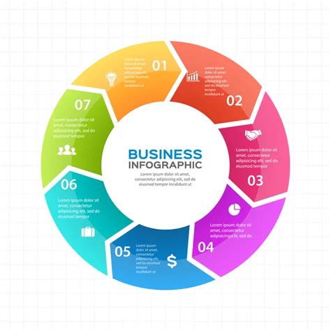 Vector Circle Arrows Infographic Diagram Graph Presentation Chart