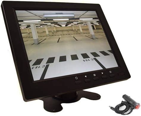 8 Inch CCTV LCD Monitor 4 3 IPS Screen Display With VGA HDMI AV BNC Built In Speaker USB Media