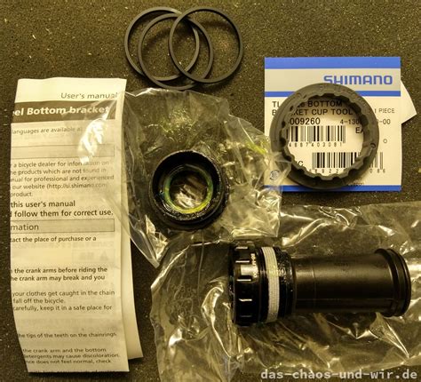 Shimano BB-MT800 als Ersatz für SM-BB70 - Das Chaos und wir