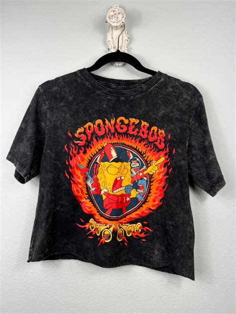 Nickelodeon Spongebob Squarepants Flaming Rockstar Wo… Gem