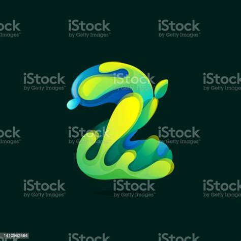 녹색과 파란색 스플래쉬 순수한 물 파도와 신선한 잎으로 이슬 방울로 만든 두 번째 에코 로고 2에 대한 스톡 벡터 아트 및 기타 이미지 Istock