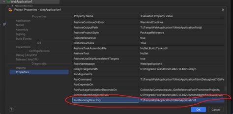Getting Different Working Directories When Staring A Project Rider