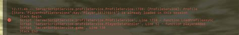 Why Does This Profileservice Error Happen Scripting Support Developer Forum Roblox
