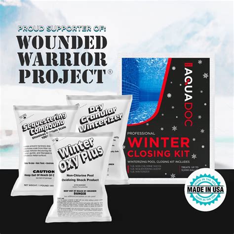 Pool Winterizing Kit Aquadocs 3 Part Pool Closing Solution