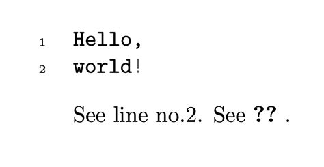 Cleveref How To Teach Cref To Refer To Lines Inside Minted