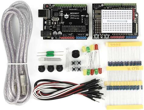 Dfrobot Basic Starter Kit For Arduino Uno R3 With 83