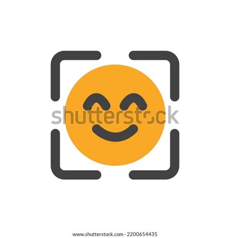 Face Detection Icon Flat Style About Stock Vector Royalty Free 2200654435 Shutterstock