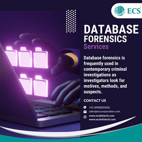 Ecs On Linkedin Databaseforensics Digitalinvestigation Ecsinfotech