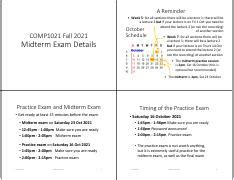 COMP1021 F2021 Midterm Details 4spp 1 Pdf A Reminder Week 5 For All Sections There Will Be