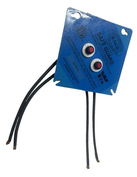 Esco Circuit Breaker Generator Overcurrent Protector Sg3030