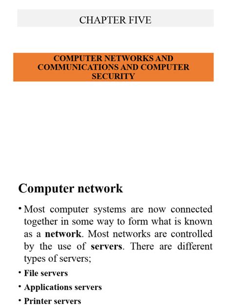 Ch5 Computer Security 1 Pptx Read Only Pdf Computer Network