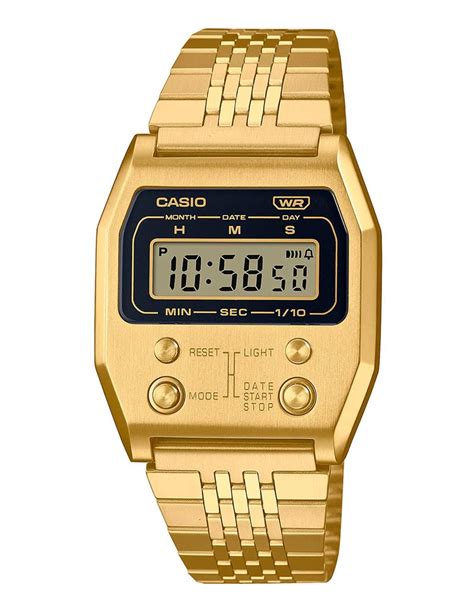 Reloj Casio A1100g 5ef Collection Retro Vintage Dorado