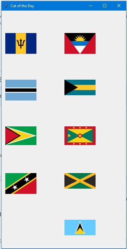 Python Images In Tkinter Grid Layout Overlapping Stack Overflow