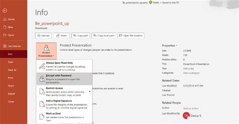 How To Lock A PowerPoint Presentation Video Envato Tuts