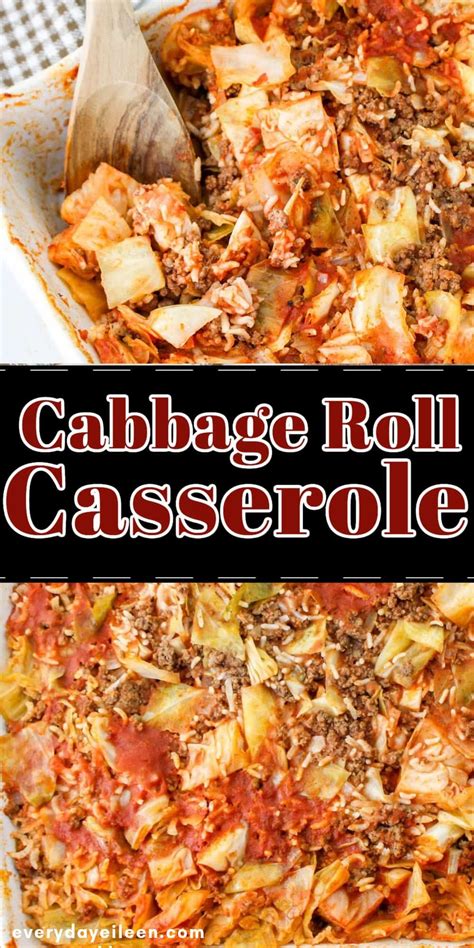 Lazy Cabbage Roll Casserole Artofit
