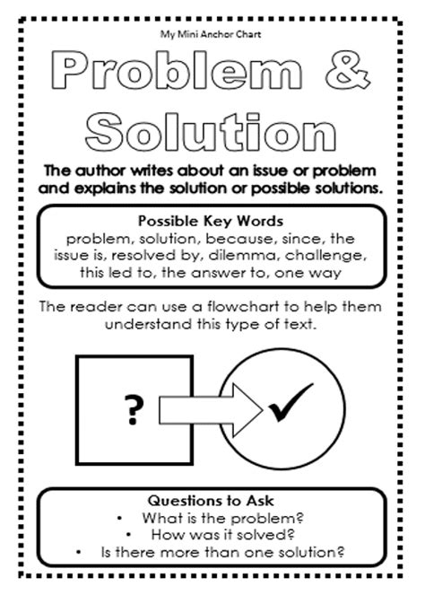 Problem And Solution Text Structure Worksheets 4th Grade Colleen