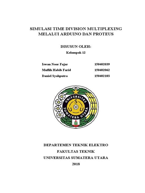 simulasi time division multiplexing melalui arduino dan proteus fix pdf