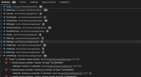 Pylance Is Linting Standard Library And Venv Site Packages Issue Microsoft Pylance