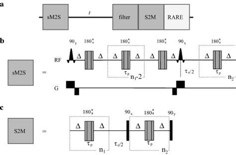 a pulse sequence used for singlet tagging experiments b details of