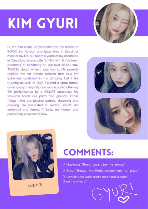 Kim Gyuri Wiki Scripting And Shifting Amino Amino