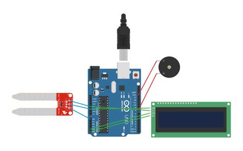 Circuit Design Irrigation System Tinkercad
