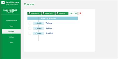 Daily Schedule Planner Excel Template Excel Wonders Amazing Excel
