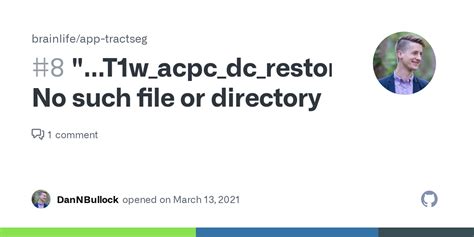 T W Acpc Dc Restore Brain Nii Gz No Such File Or Directory Issue Brainlife App Tractseg