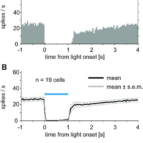 A Raster Plot Top And Peri Stimulus Time Histogram Psth Below