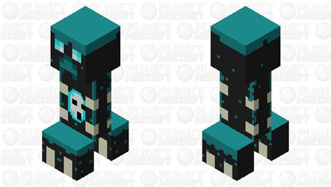 Sculk Creeper Minecraft Mob Skin