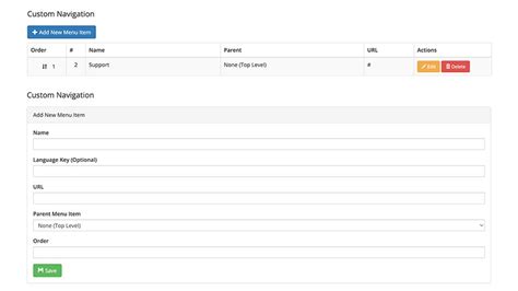Custom Navigation Module For Whmcs Whmcs Marketplace