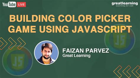 how to build a color picker game using javascript javascript for