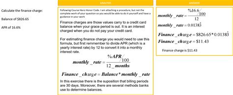 How To Calculate Finance Charge Mit Printable