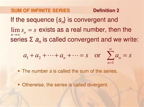 ppt infinite sequences and series powerpoint presentation free