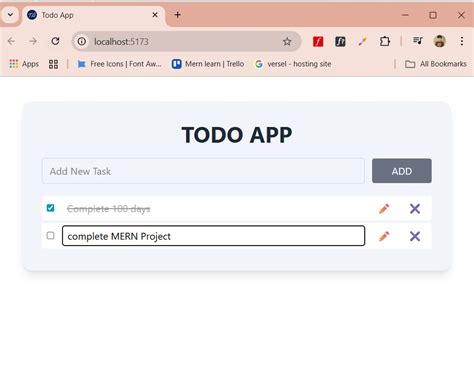 100daysofmern 100daysofcode Reactjs Todoapp Frontenddevelopment Localstorage Webdev Mern