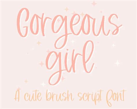 Cute Script Font For Cricut Cursive Font Handwritten Font Cricut Font SVG Etsy Brush