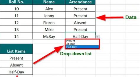 Cara Membuat Dropdown Di Excel Maen Media
