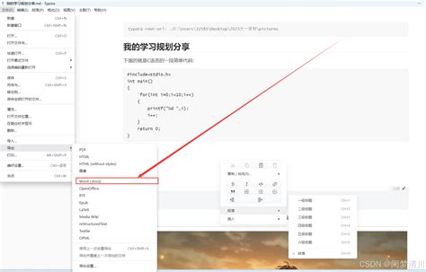 markdown使用~~pandoc插件安装 vscode pandoc csdn博客
