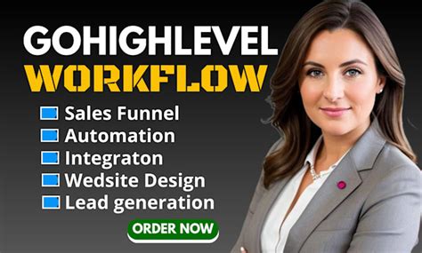 Gohighlevel Workflow Ghl Automation Integration Wesite Design By