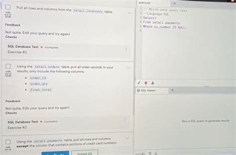 solved query sal pull all rows and columns from the