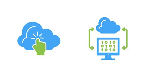 Cloud Computing And Cloud Coding Icon 32787012 Vector Art At Vecteezy
