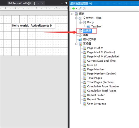 activereports 9实战教程（2）： 准备数据源（设计时、运行时） activereport rdlx csdn博客